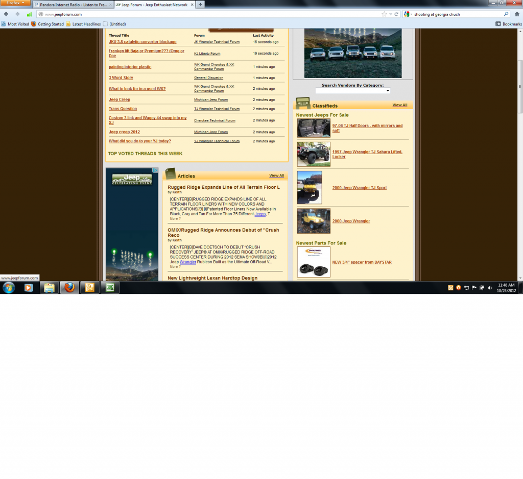 Main Page Problems | Jeep Enthusiast Forums