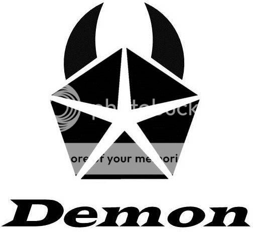 Demon Logo - 3D Printed into badges...Interest Thread | Dodge Dart Forum